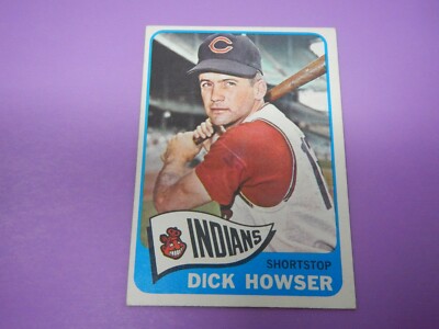 1965 Topps Baseball Dick Howser Cleveland Indians #92 | eBay