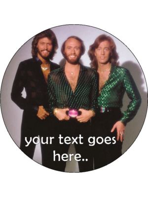 Bee Gees band artists music Personalised custom Edible Cake Topper ...
