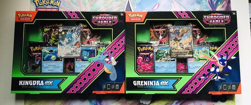 🔥Pokemon Greninja Ex, Kindra Ex Shrouded Fable Box Set *New/Factory ...
