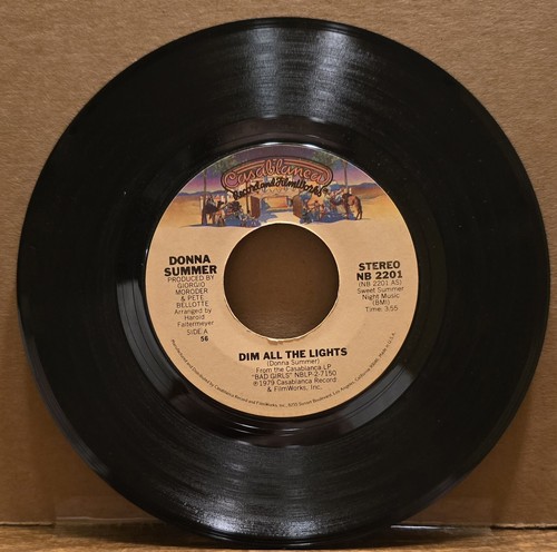 Donna Summer There Will Always Be A You / Dim all the Lights 7" 45 ...