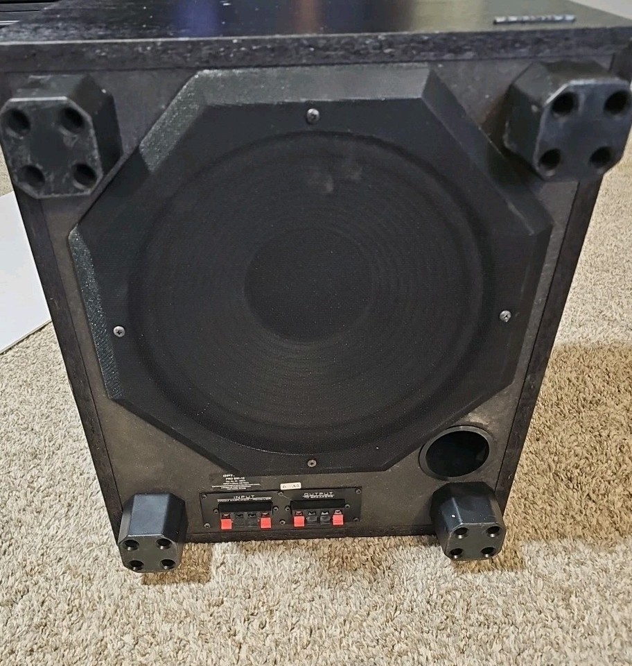 Optimus Pro SW-12 Passive Subwoofer Dual Voice Coil | eBay