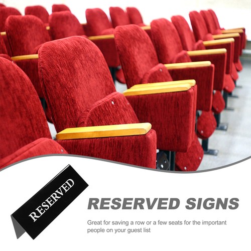 2 Pcs Reusable Sign Decorative Table Reserved Multifunctional | eBay