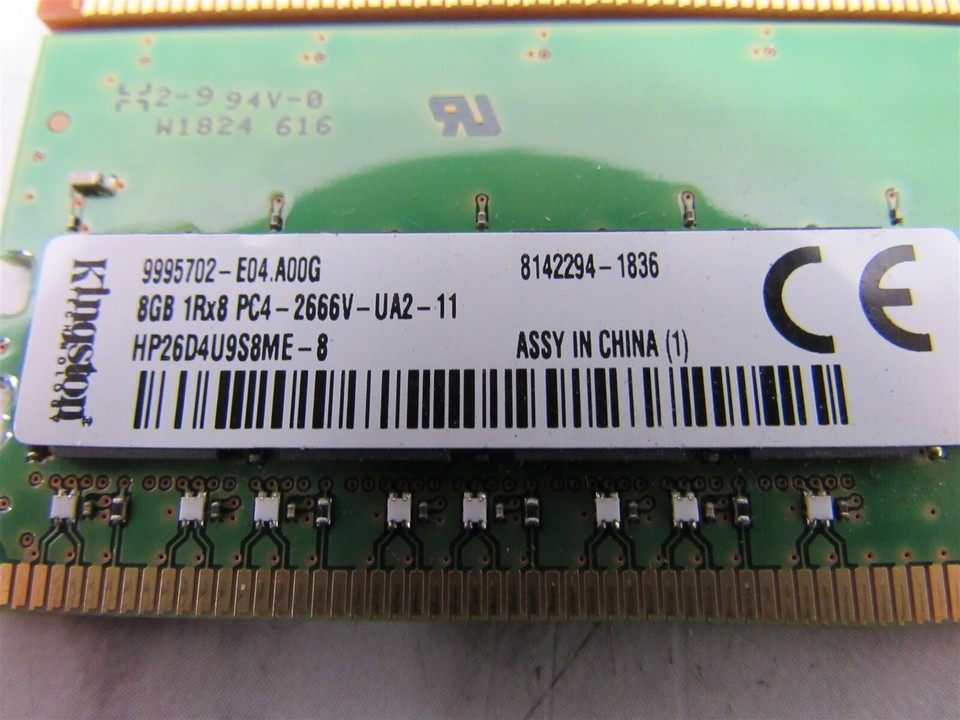 8 LOT - 8GB PC4-2666V Desktop Computer PC Memory DDR4 RAM Mixed Brands ...