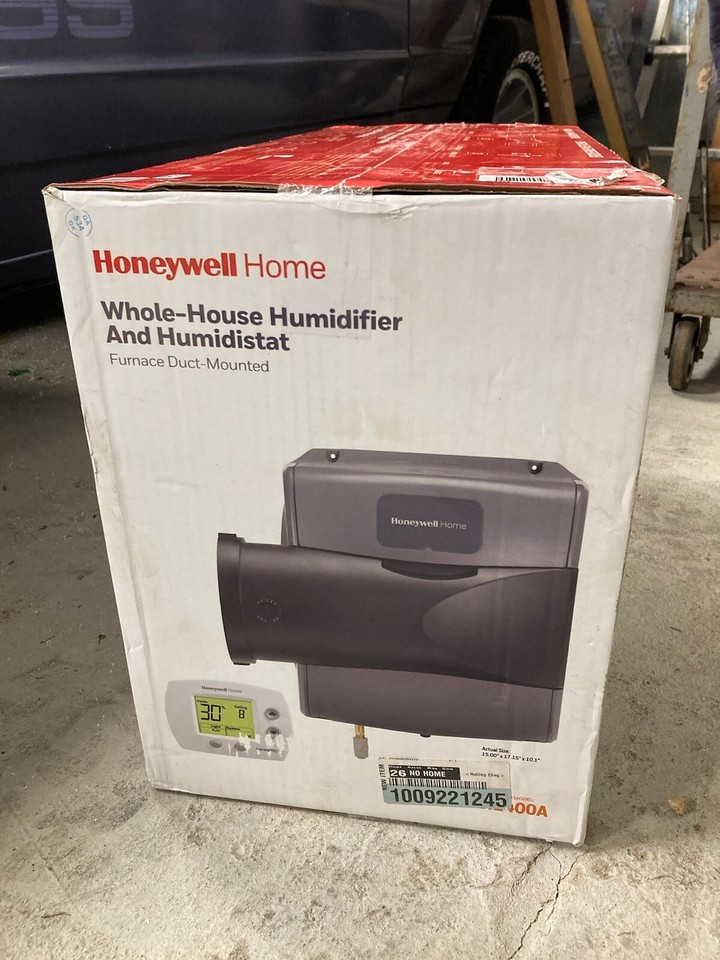 Honeywell Home HE400A Whole House Humidifier and Digital Humidistat ...
