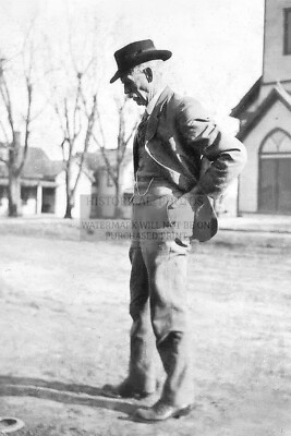 WYATT EARP WILD WEST LAWMEN GUNSLINGER LAST KNOWN PHOTO 1925 4X6 PHOTO ...