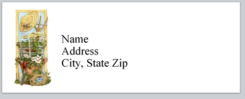 Personalized Address Labels Primitive Country (bx 383) | eBay