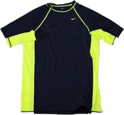 Nike Hydro UV Colorblock Dri-FIT Tee - Men 2XL Navy/Yellow | eBay