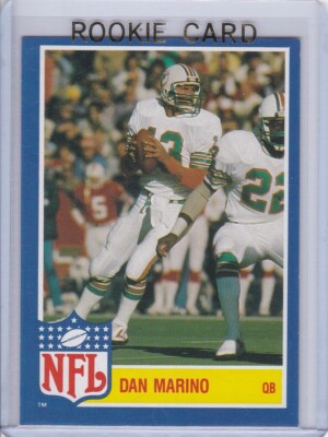 DAN MARINO ROOKIE CARD 1984 Topps NFL Star VINTAGE FOOTBALL $$ RC Miami ...