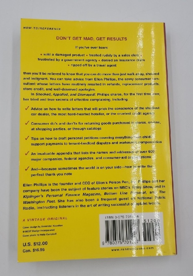 Shocked, Appalled, and Dismayed!: How to Write Letters of Complaint ...