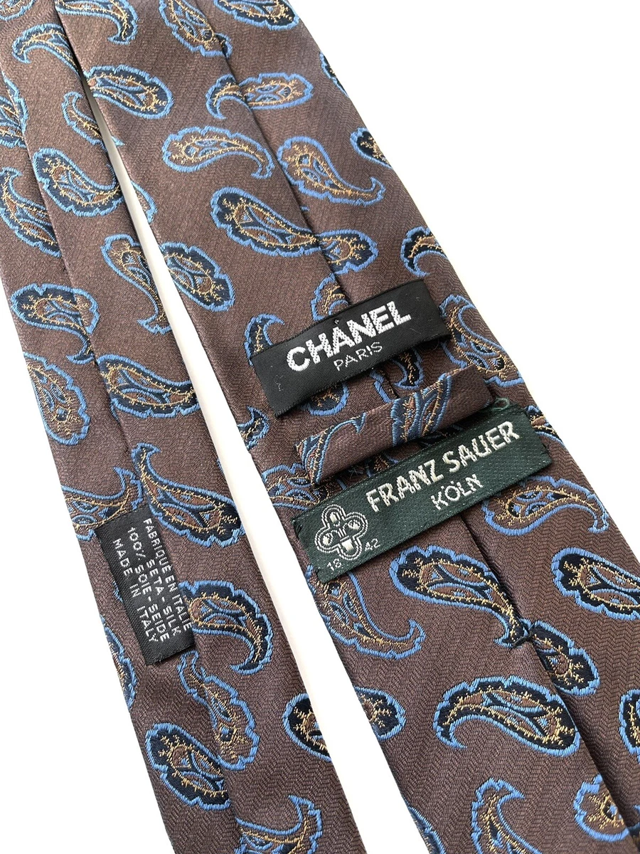 Chanel Authentic men's tie oppal.co.id