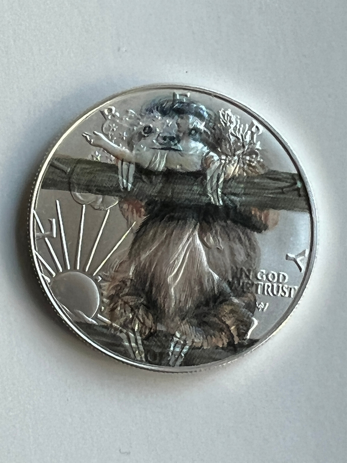 SLOTH - American Silver Eagle 1oz .999 Limited Edition Silver Dollar ...