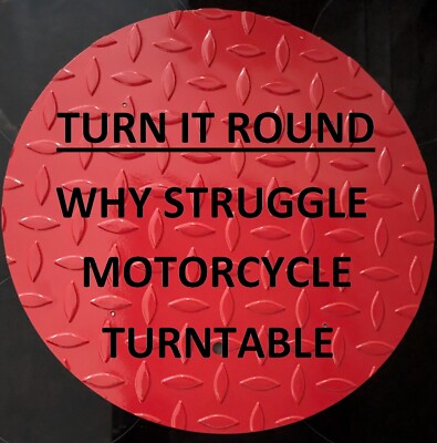 Motorcycle Turntable, Motocycle Turning, Motorcycle Spinner, 35cm Dia ...