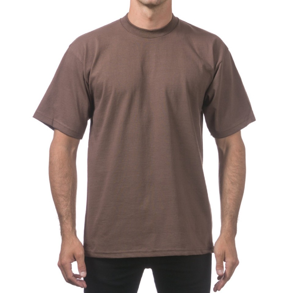 3 PACK PROCLUB MENS HEAVYWEIGHT SHORT SLEEVE T SHIRTS PRO CLUB CASUAL ...