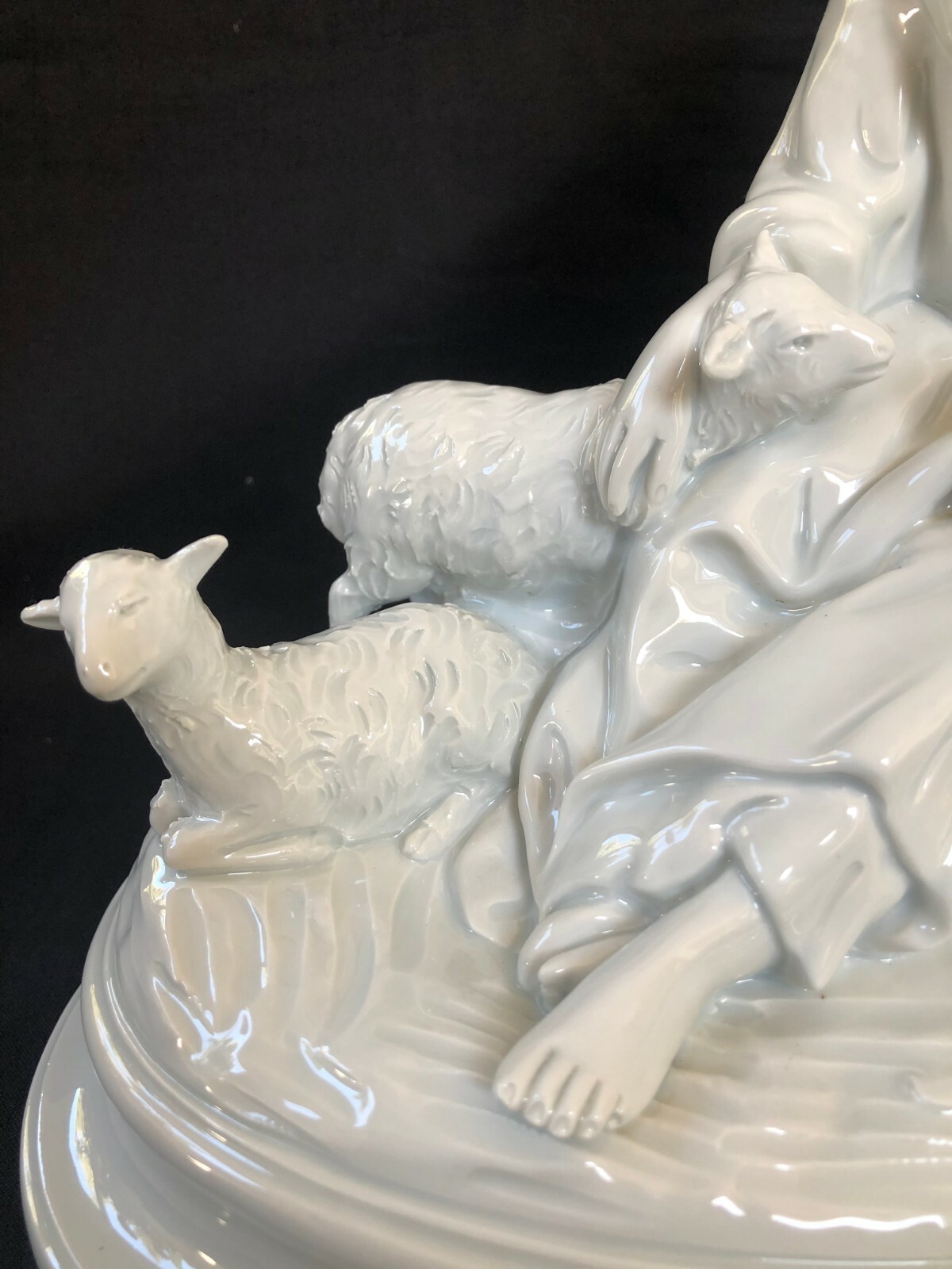 Antique porcelain figurine E. Samsung Paris . Signed Asle + EDME SAMSON ...