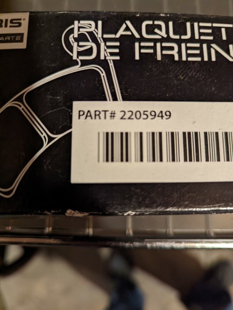 Genuine OEM Pure Polaris Brake Pad Kit 2203747 2205949 for sale online ...