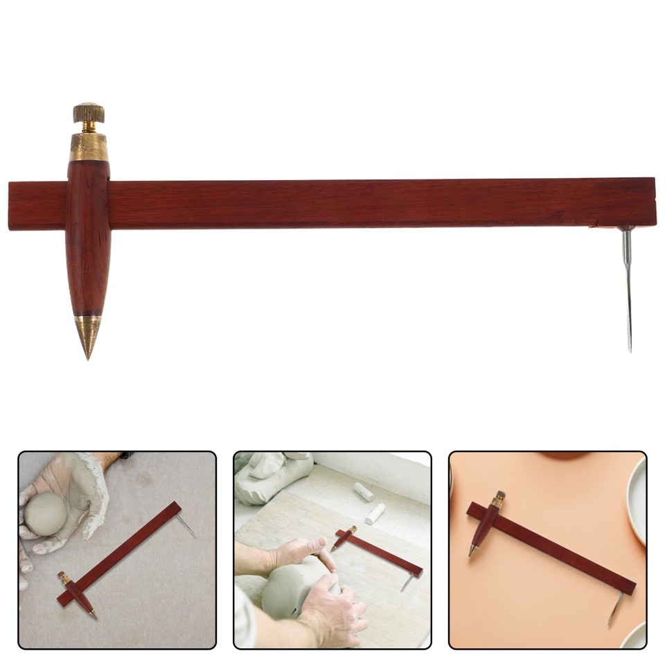 Compass Circle Measuring Tool Mud Pottery Tools Ceramic Drawing | eBay