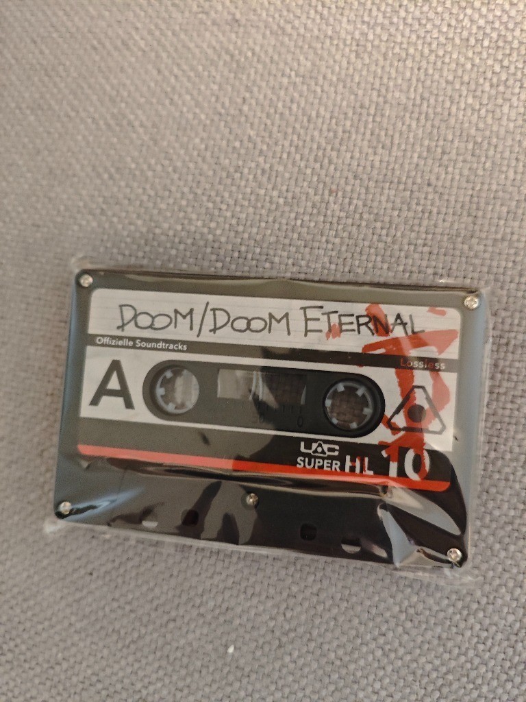 DOOM Eternal + DOOM 2016 Collector's Edition Cassette Tape Soundtrack ...