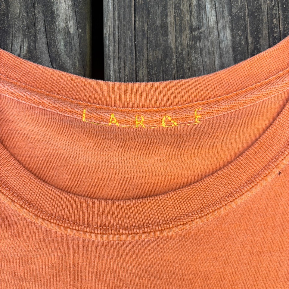 Cactus Plant Flea Market “W.W.C.D.” Smiley Face T-Shirt Orange Size L ...