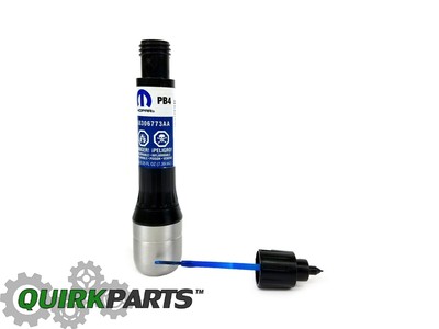 JEEP DODGE CHRYSLER PB4 COSMOS BLUE TOUCH UP PAINT & CLEAR COAT PEN ...