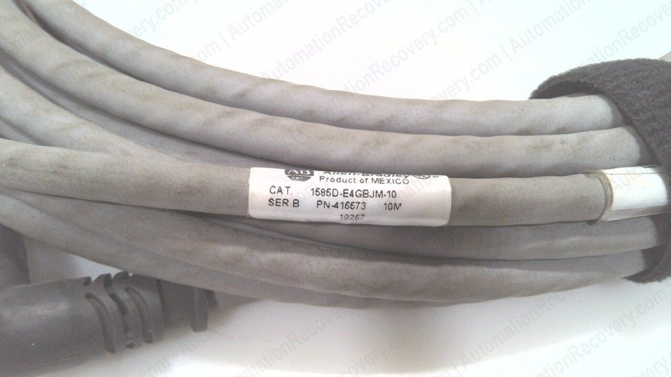 ALLEN BRADLEY 1585D-E4GBJM-10 SER B, CAT5E ETHERNET CORDSET #335031 | eBay