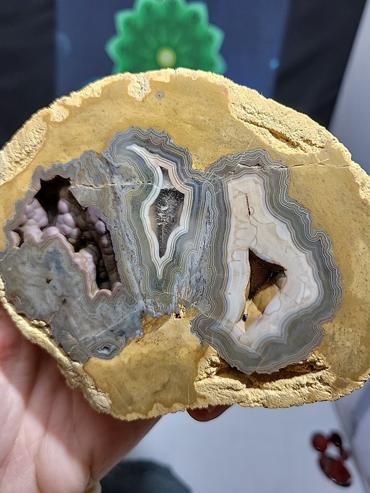 Rare Union Road Agate, Polished, Missouri 1 Lb 2 Oz Triple | eBay