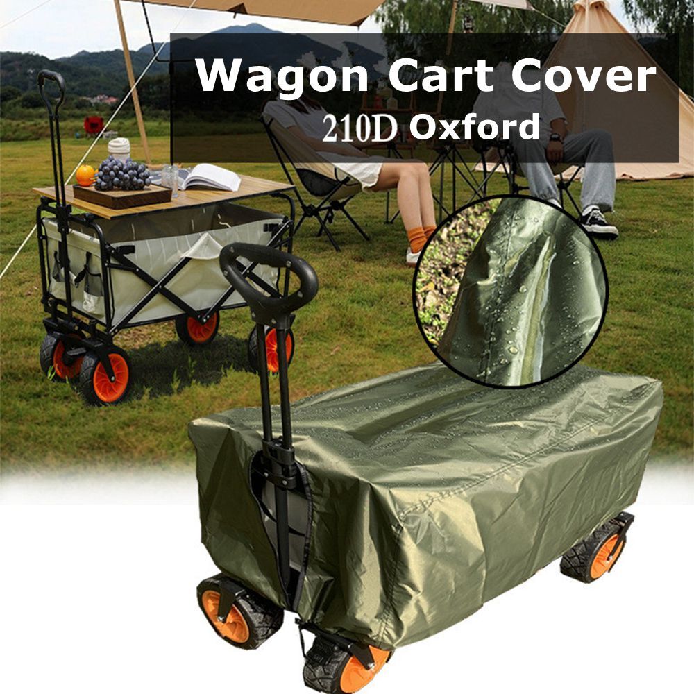 Wagon Cart Cover for Folding Trolley Cart Beach Cart Garden Wagon Cover ...