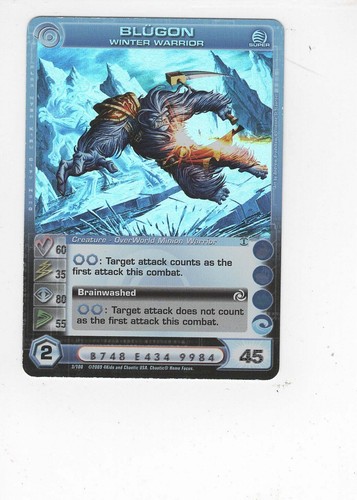 Chaotic Super Rare Creature Overworld Blugon Winter Warrior Min Energy ...