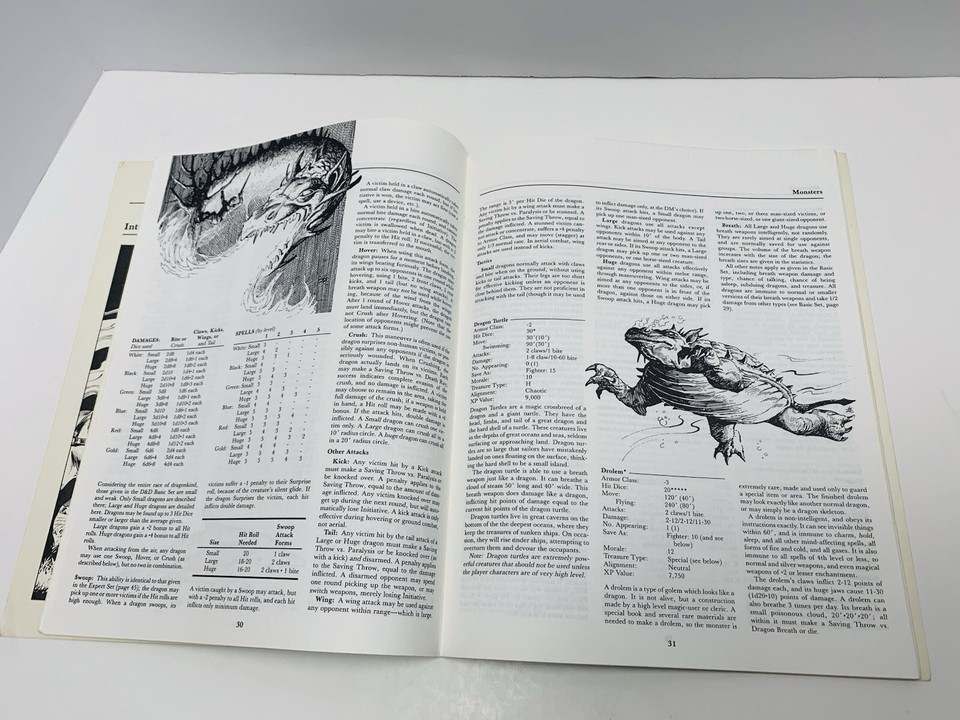Dungeons & Dragons Dungeon Masters Companion: Book Two 1st Printing ...