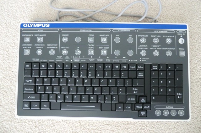 Olympus Maj-1921 Keyboard for Cv-190 Video Processor for sale online | eBay