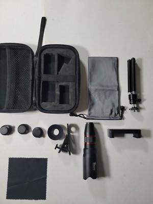 Selvim Phone Camera Lens Phone Lens Kit 4 in 1, 22X Telephoto Lens, 235 ...