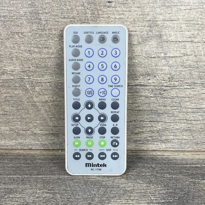 Mintek RC-1700 DVD Player Remote Control For MDP-1760 MDP-1815 MDP-1825 ...