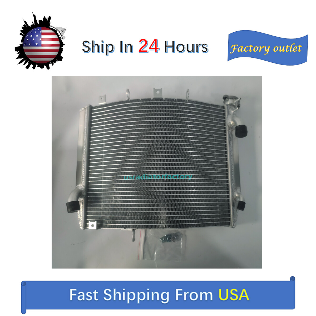 All Aluminum Radiator For Kawasaki 2006-2011 Ninja ZX-14 OEM:39061-0080 ...