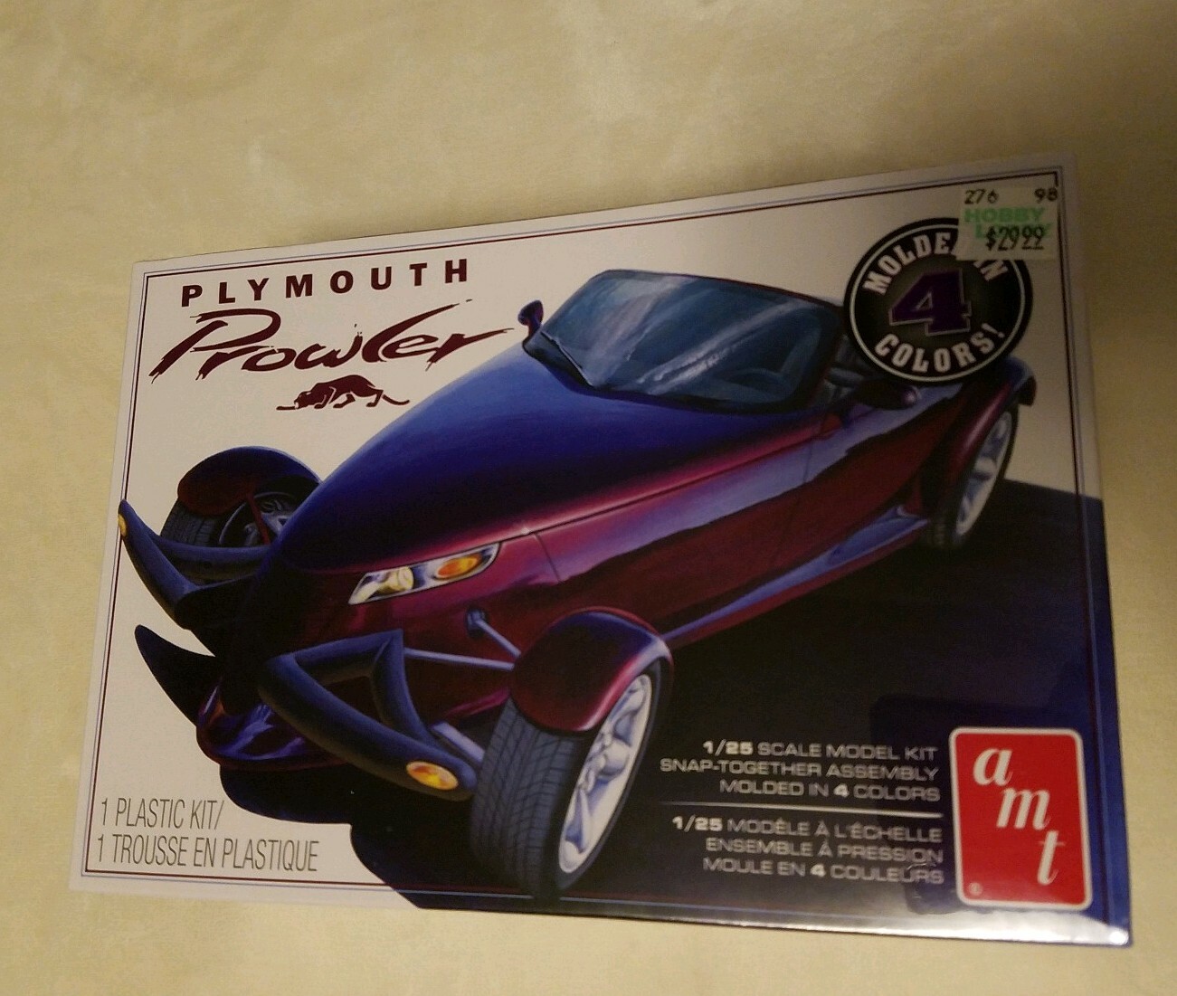 AMT Plymouth Prowler 1/25 scale plastic model kit. New in Sealed Box | eBay