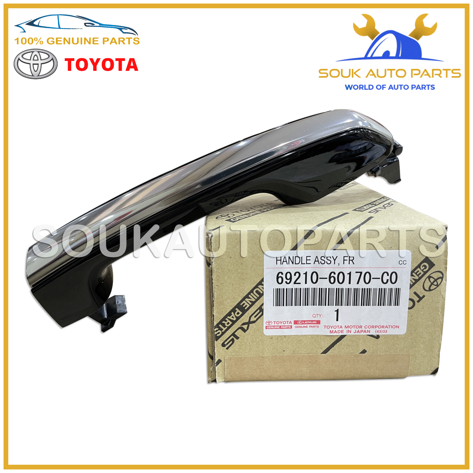 69210-60170-C0 Genuine Toyota HANDLE ASSY, REAR DOOR OUTSIDE, RH/LH ...