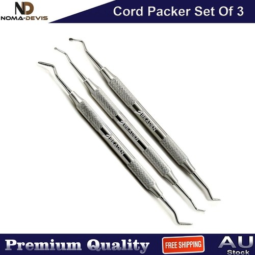 Atraumatic Cord Gingival Packer Retraction Serrated Dental Instruments ...