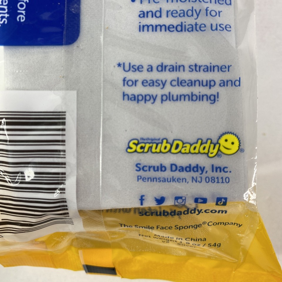 Damp Duster Scrub Daddy Gray New Sealed In Package Cleaning Sponge ...