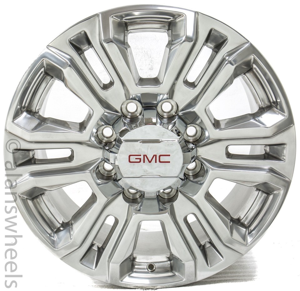 4 New GMC Sierra 2500 3500 HD 8 Lug Polish Replica 20” Wheels Rims 5957 ...