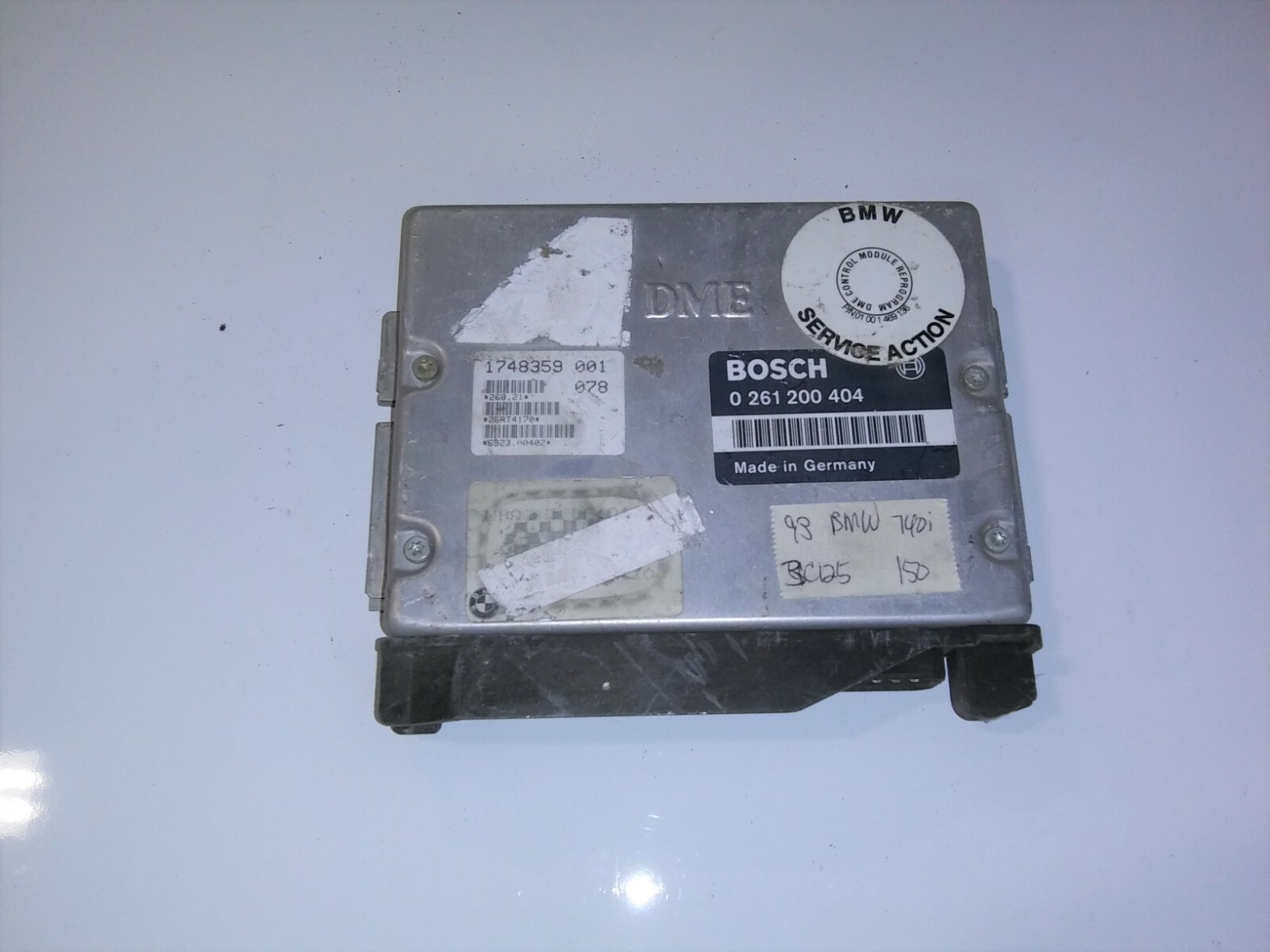 BMW 93-94 740 740iL 540i M60 engine computer DME ECU ECM control unit ...