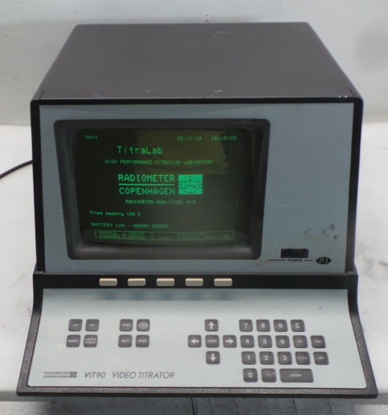 RADIOMETER COPENHAGEN VIT90 VIT 90 HIGH PERFORMANCE VIDEO TITRATOR ...