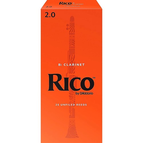 Rico Bb Clarinet Reeds, Box of 25 Strength 2 46716532367| eBay