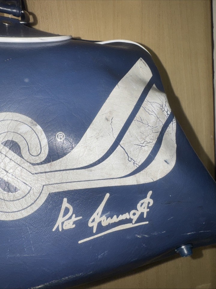 Bag vintage holdall SPORTS BY PAT JENNINGS Blue large VCG | eBay UK