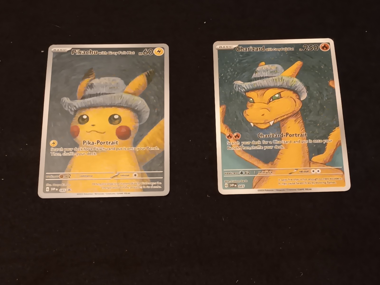 2 Starry Night Pokemon x Van Gogh Promo Card | eBay