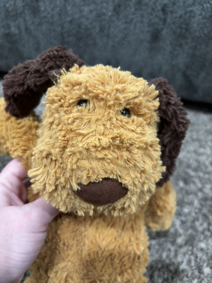 Manhattan Toy Delightful Duffy Dog Stuffed Animal Plush 13" Brown Puppy ...