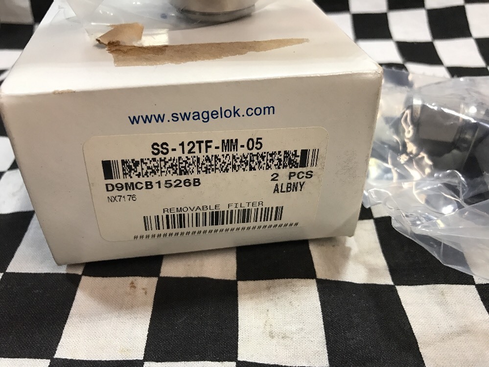Lot Of 2, SWAGELOK PARTICULATE FILTER 12mm, 0.5 MICRON, SS-12TF-MM-05 ...