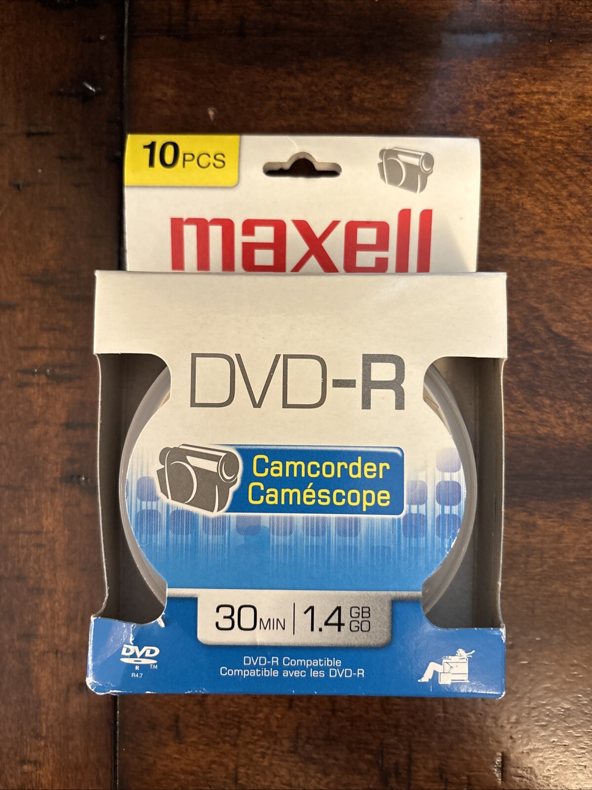 Maxell Camcorder DVD-R (10 pack) 30 min 1.4 GB DVDs NOS - New/Sealed | eBay
