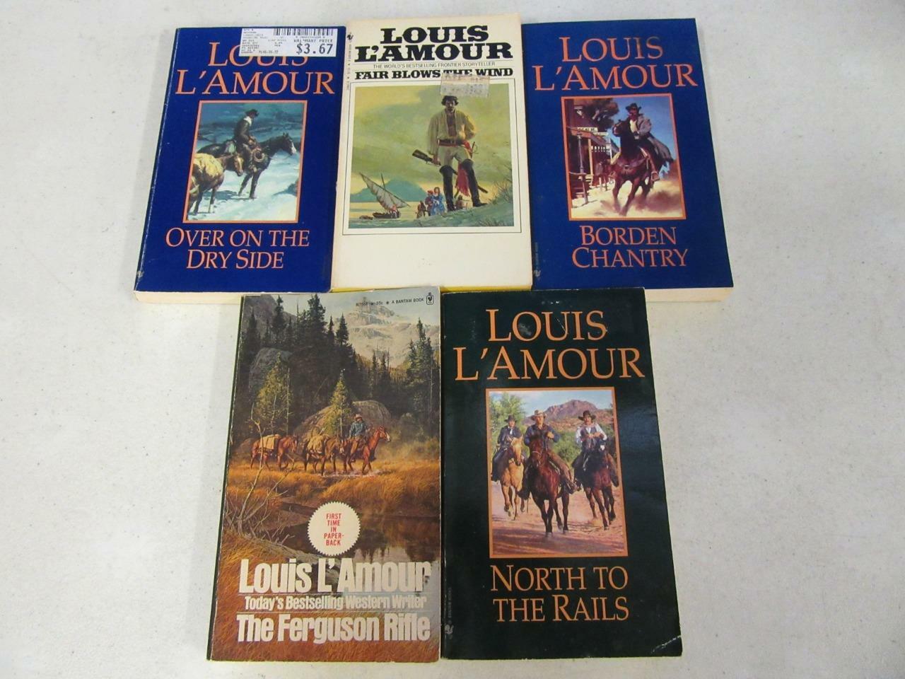 COMPLETE SET (5) LOUIS L'AMOUR Western Books Novel CHANTRY SERIES ...