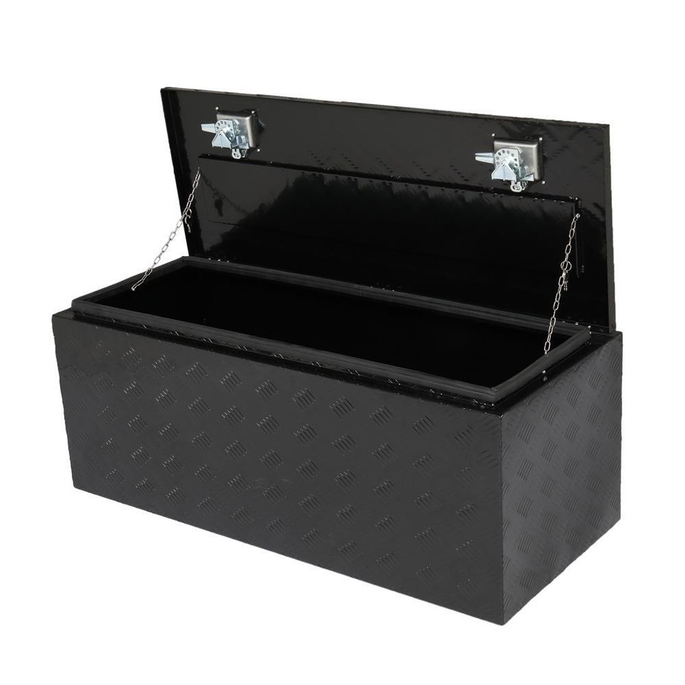 42' -Aluminum Truck Tool Box Trailer RV Tools Storage Under Bed w/Lock ...