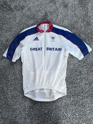 Adidas Great Britain Team GB Cycling Shirt Olympics Tea Bag Style | eBay