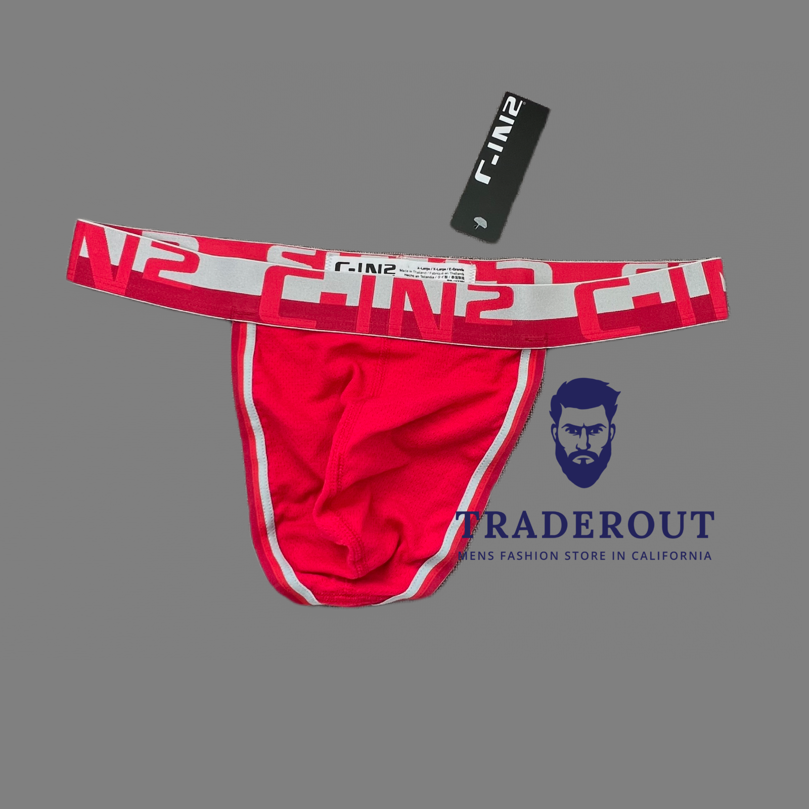 C-IN2 men Randall red Mesh G-string Thong underwear size M L XL 2XL | eBay