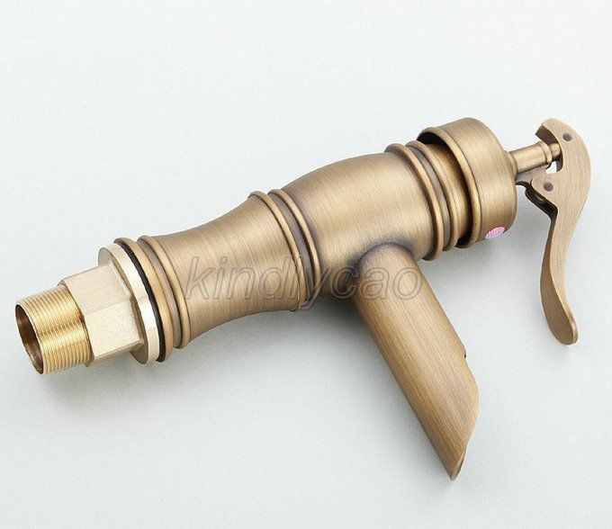 Waterfall Spout Single Handle Bathroom Sink Vessel Faucet Basin Mixer ...